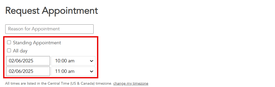 Request an appointment at a facility – Green Security