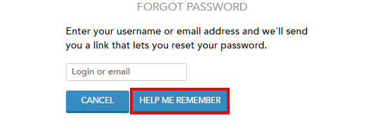 I forgot my password – Green Security