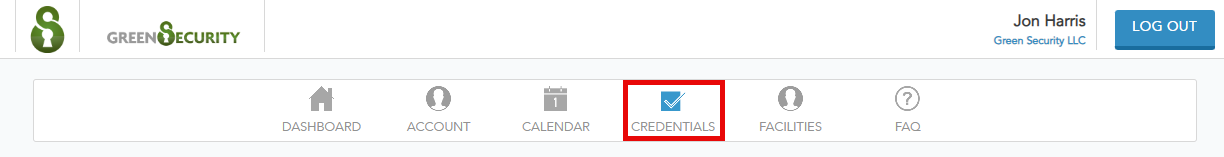 Submit an expedited credential – Green Security