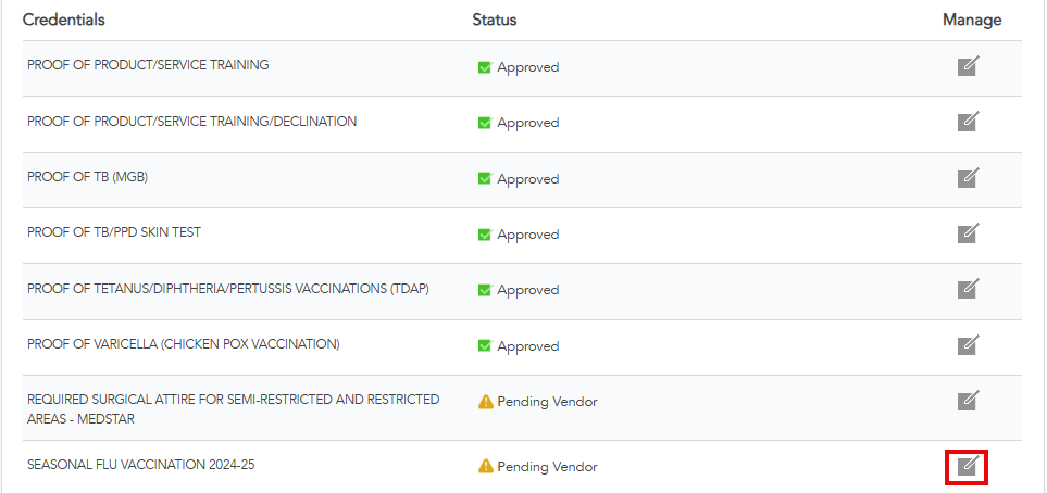 Submit an expedited credential – Green Security