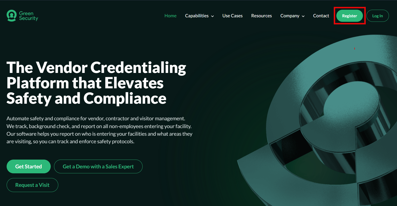 Register as a vendor – Green Security