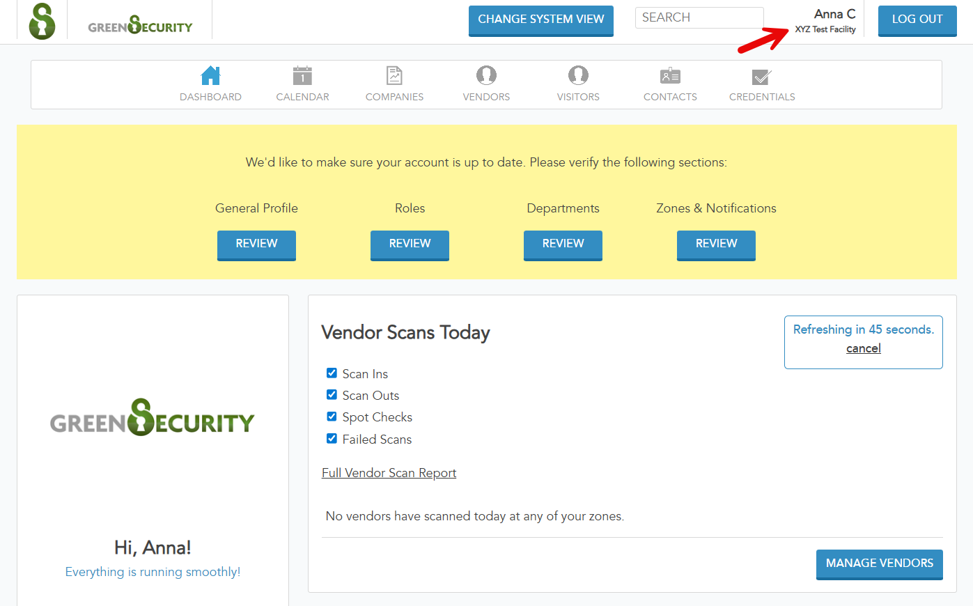 Log in to your Green Security account – Green Security