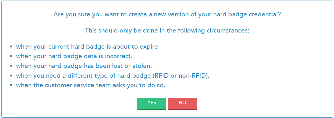 How do I request a new hard badge? – Green Security