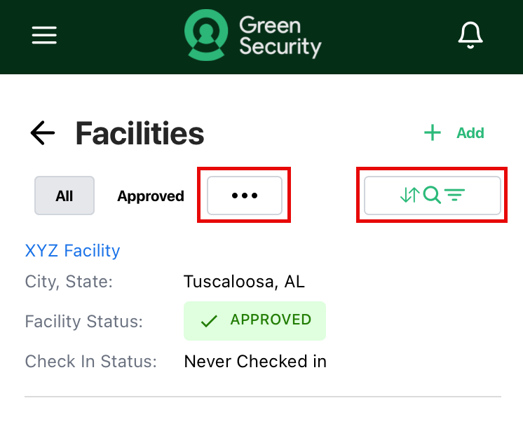 View and manage your facilities on mobile – Green Security